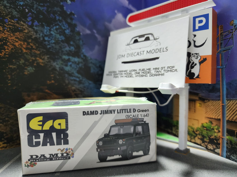 Era Car Suzuki Jimny DAMD Little D Green – JDM Diecast Models