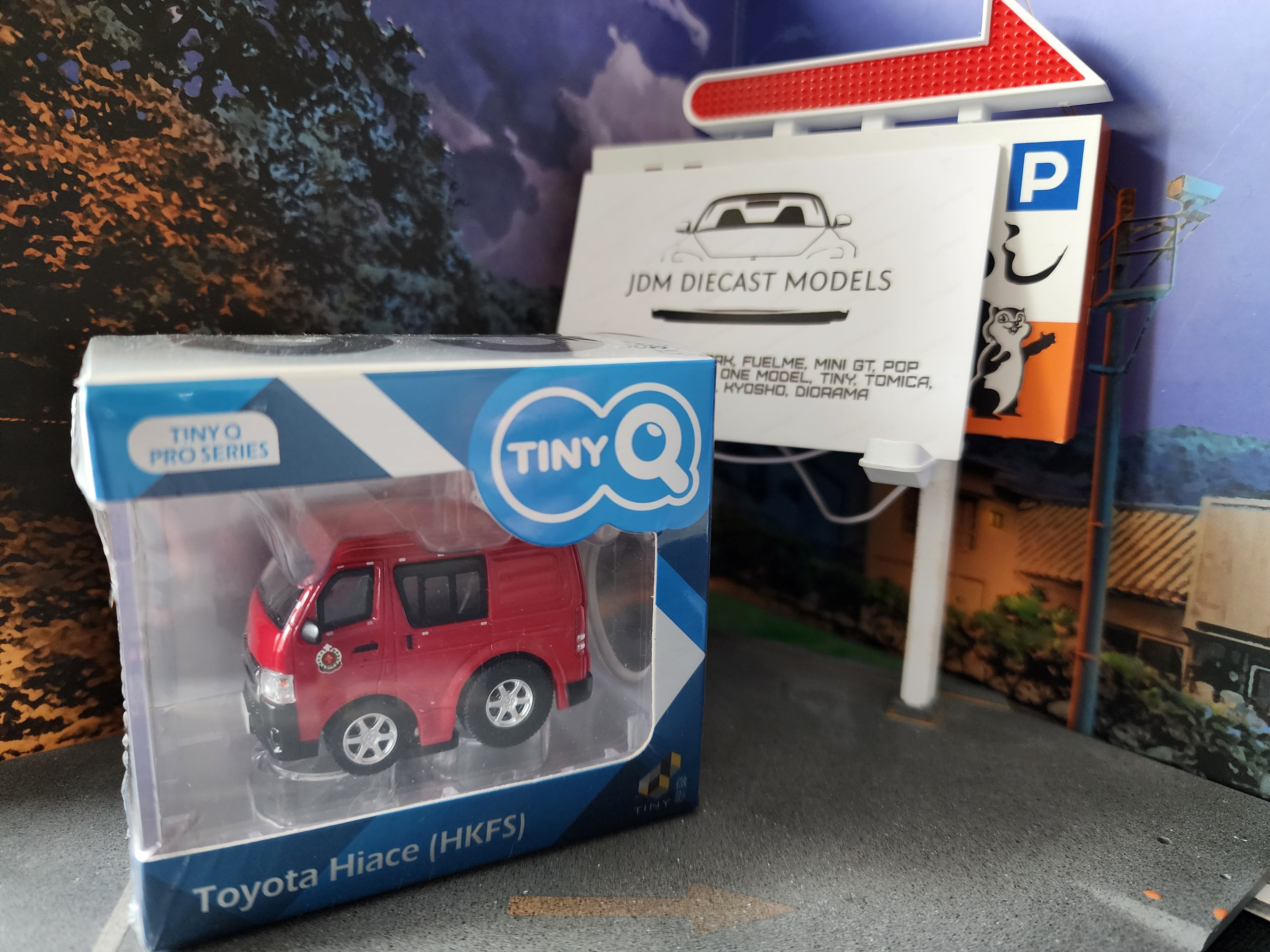 TinyQ Toyota Hiace HK Fire Services TinyQ-03-S8 – JDM Diecast Models