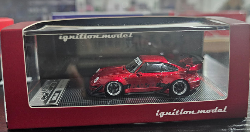 Ignition Model 1/64 Porsche RWB 993 Red Metallic Rare – JDM Diecast Models