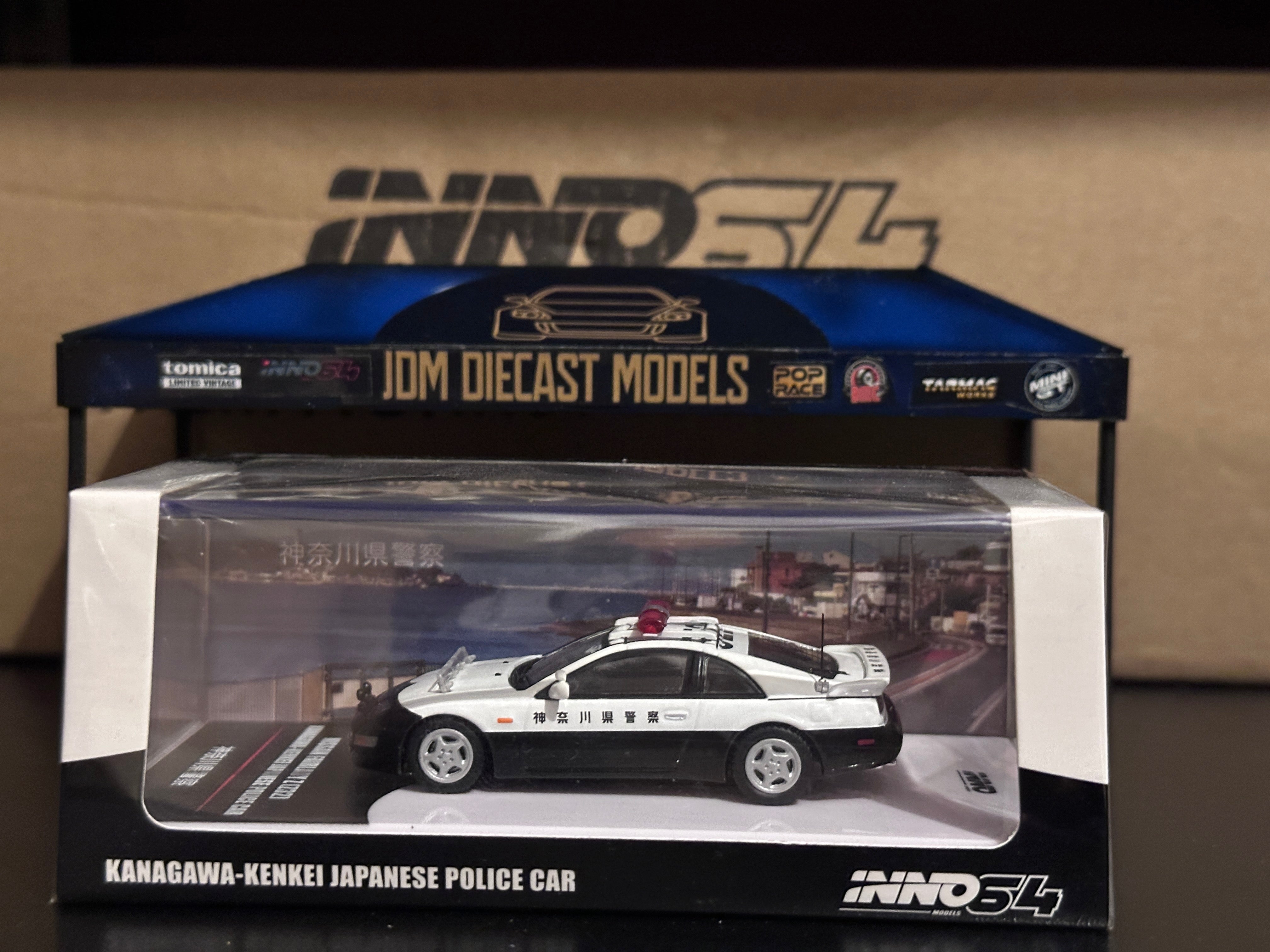 Inno64 Nissan Fairlady Z Z32 Kanagawa-Kenkei Japanese Police Car IN64 ...