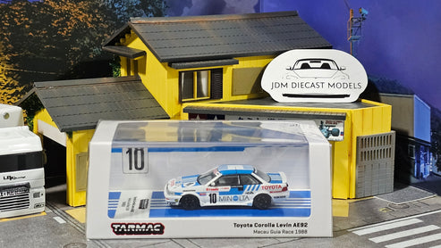 Tarmac Works Toyota Corolla Levin AE92 Macau Gula Race 1988 – JDM ...