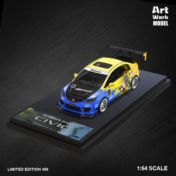 TimeMicro x Artwork Civic FD2 Track Edition – JDM Diecast Models